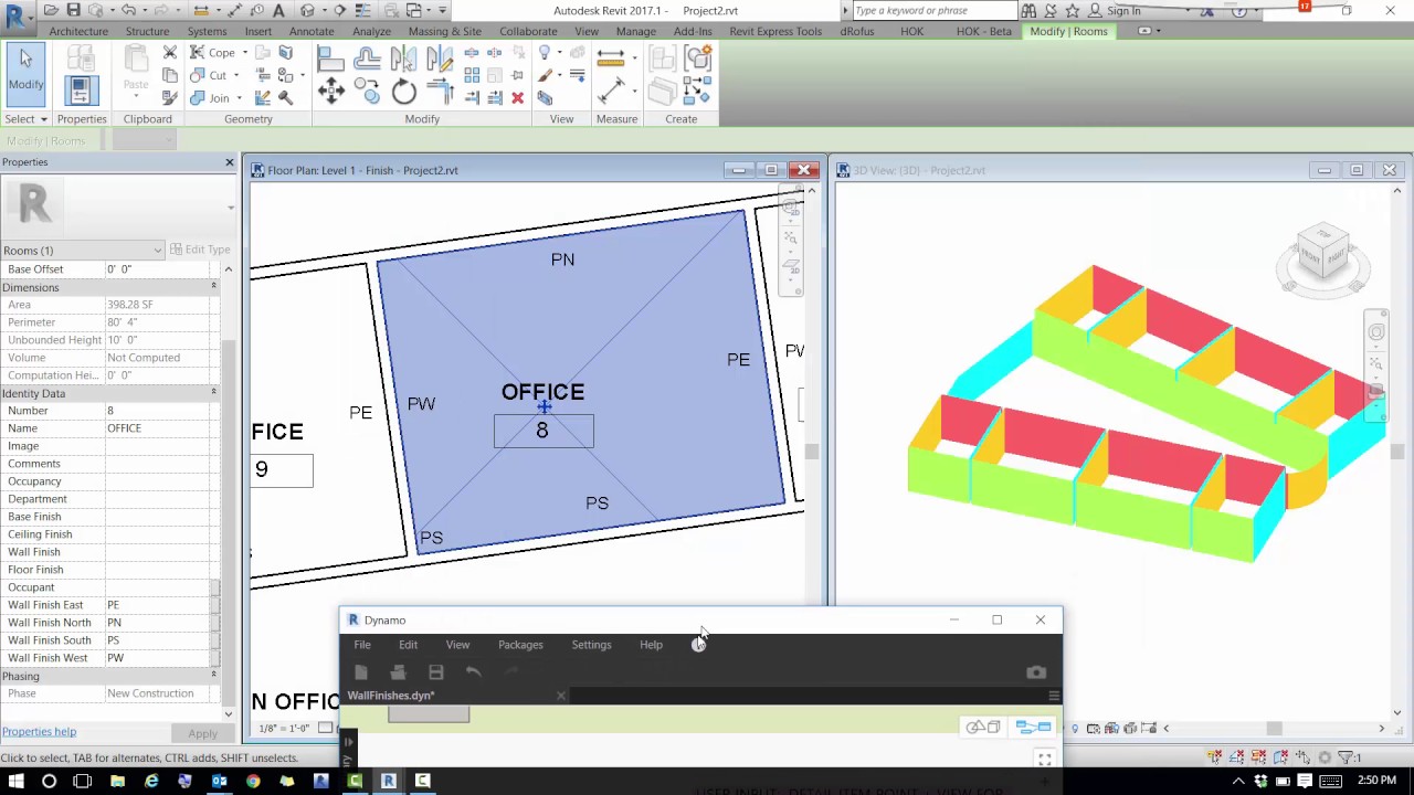 Tag and Color Code Finishes in Revit using Dynamo - Revit news Tag and Color Code Finishes in Revit using Dynamo - Revit news