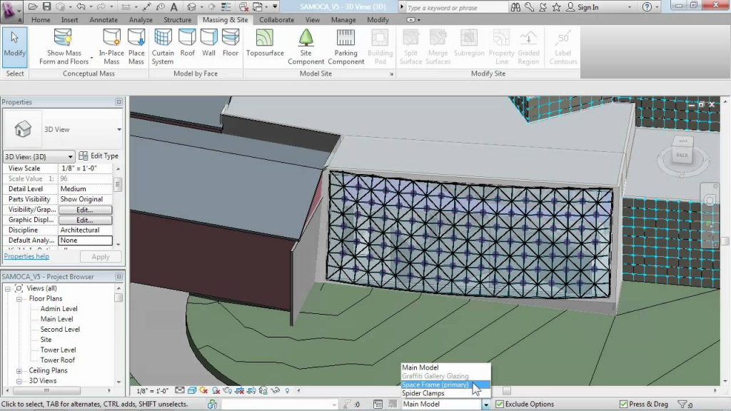 Revit Architecture Tutorial Working With Curtain Panels Lynda Com News