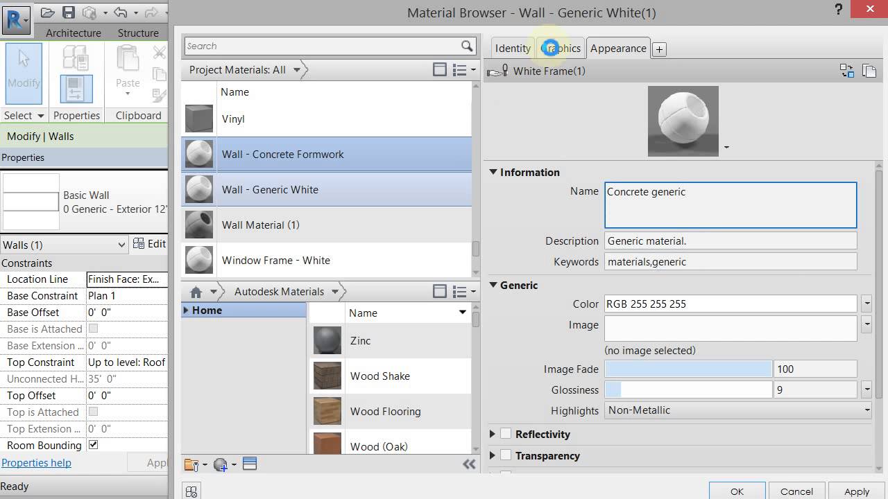 Revit Material Wall Surface Pattern part 01 - Revit news