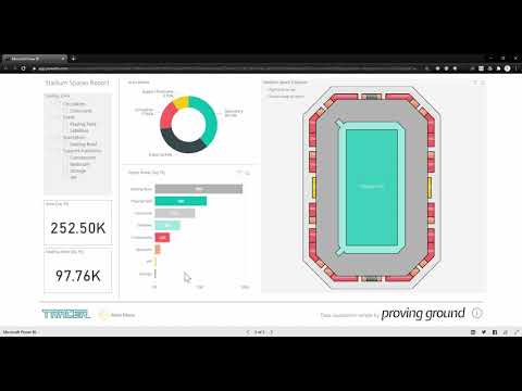 Tracer Visual Demo - A Stadium Dashboard in Power BI - Revit news