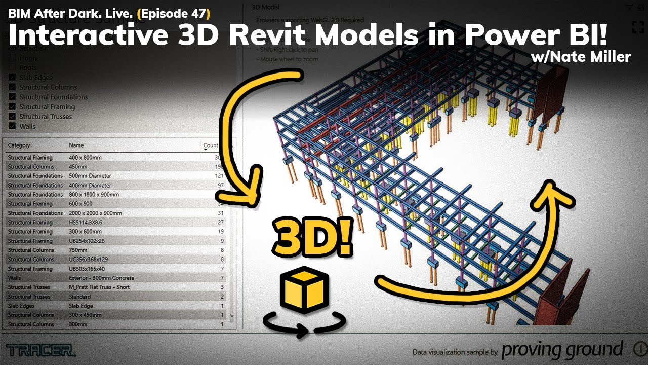 Interactive 3D Revit Models in Power BI (w/Nate Miller) - Revit news