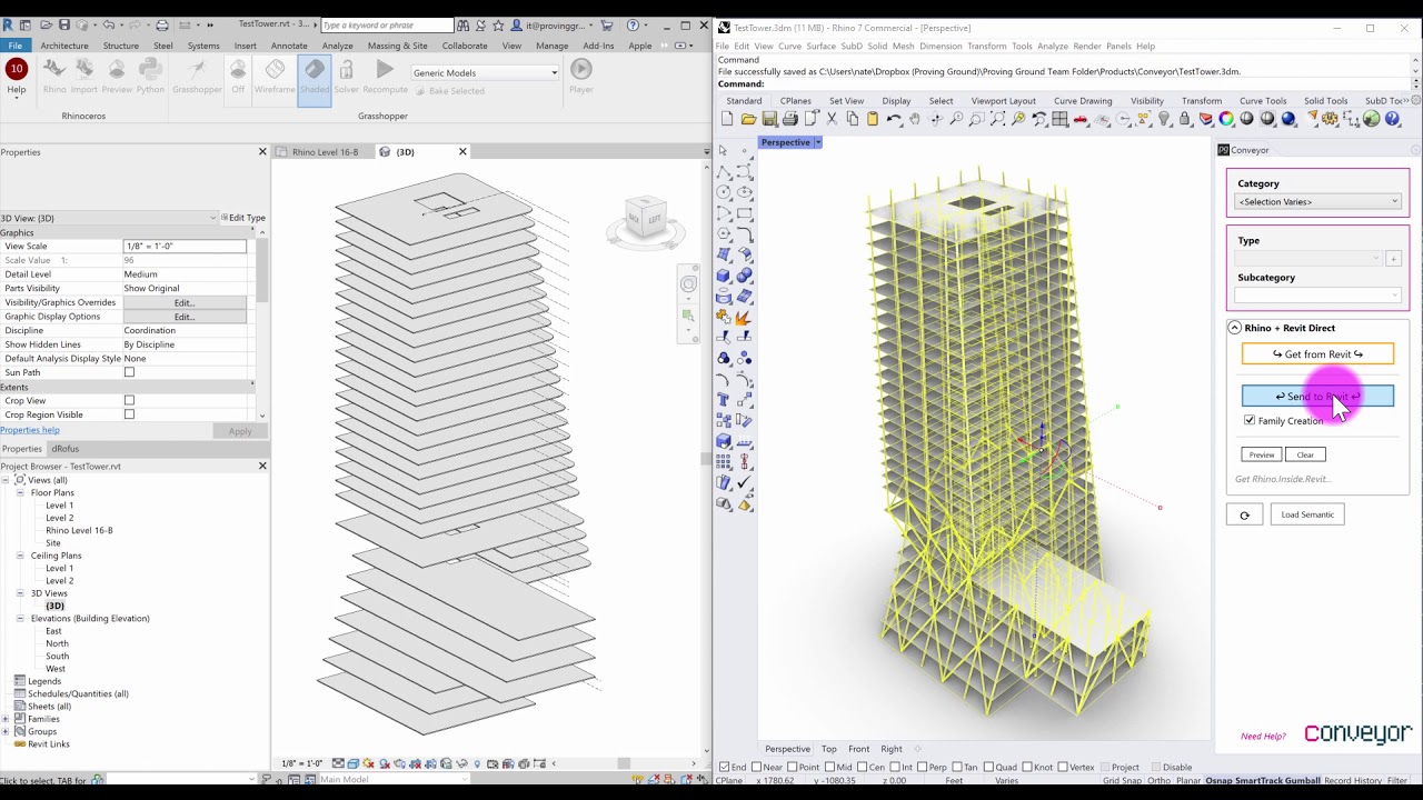 Conveyor v2 Rhino-Revit - March 2021 Workshop Preview - Revit news Conveyor v2 Rhino-Revit - March 2021 Workshop Preview - Revit news