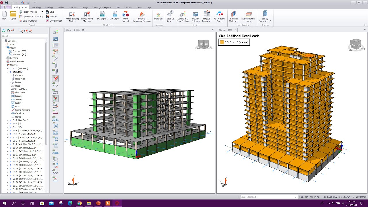 Commercial Building Design Course | Part-3 | Prota Structure 2021 - Revit news
