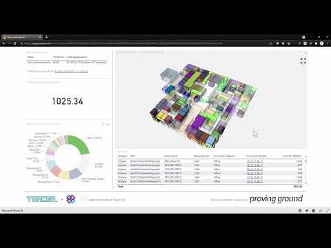 Tracer IFC - Example of analyzing IFC spaces with a 3D Power BI visual - Revit news
