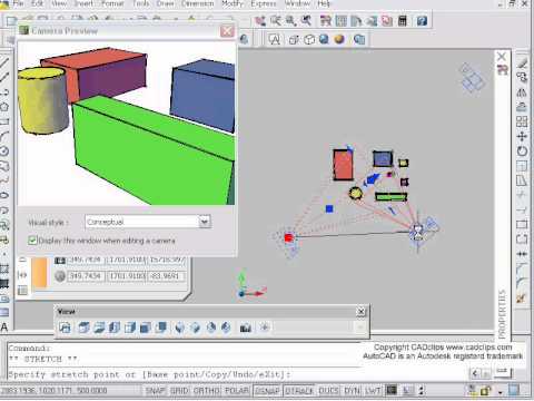 AutoCAD 3D CAMERA TOOL - CADclips - Revit news