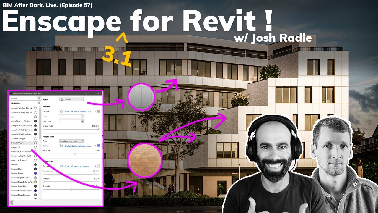 Enscape for Revit - *HUGE* Material Update and More... (w/Josh Radle ...