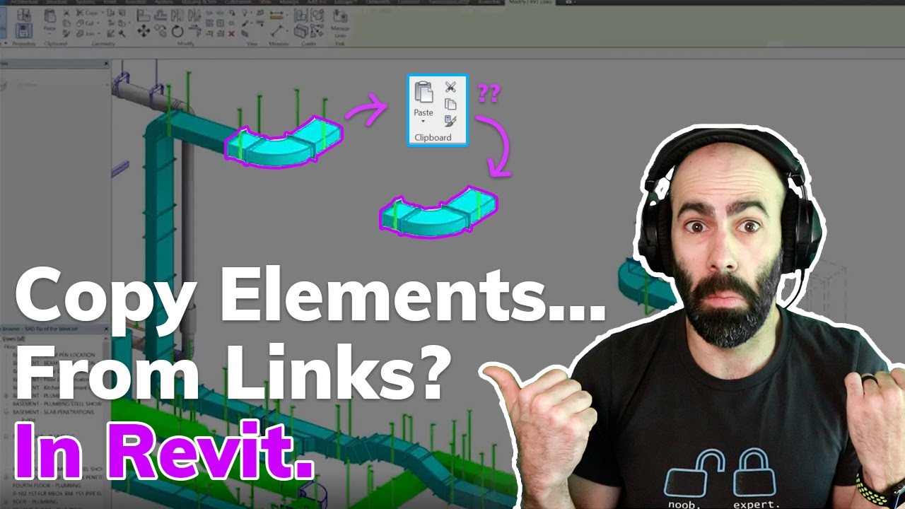 Copy Elements from Links in Revit Tutorial - Revit news Copy Elements from Links in Revit Tutorial - Revit news