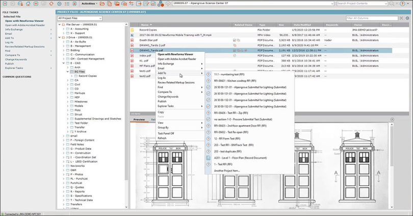 Newforma Project Center Jpg Revit News